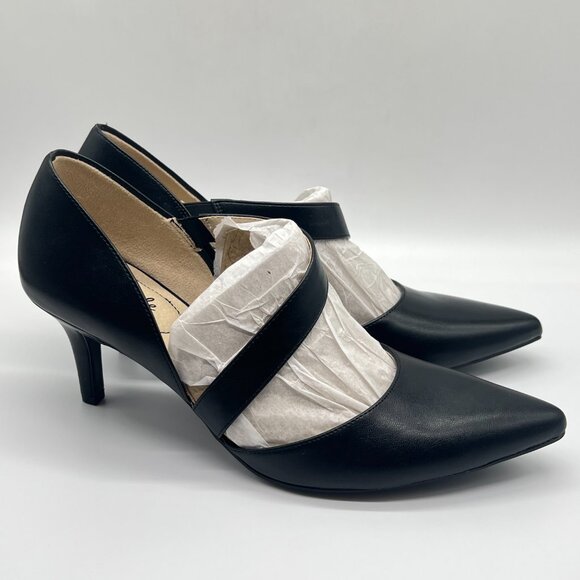 Life Stride | Shoes | Lifestride Womens 1m Suki Black Point Toe Pumps ...